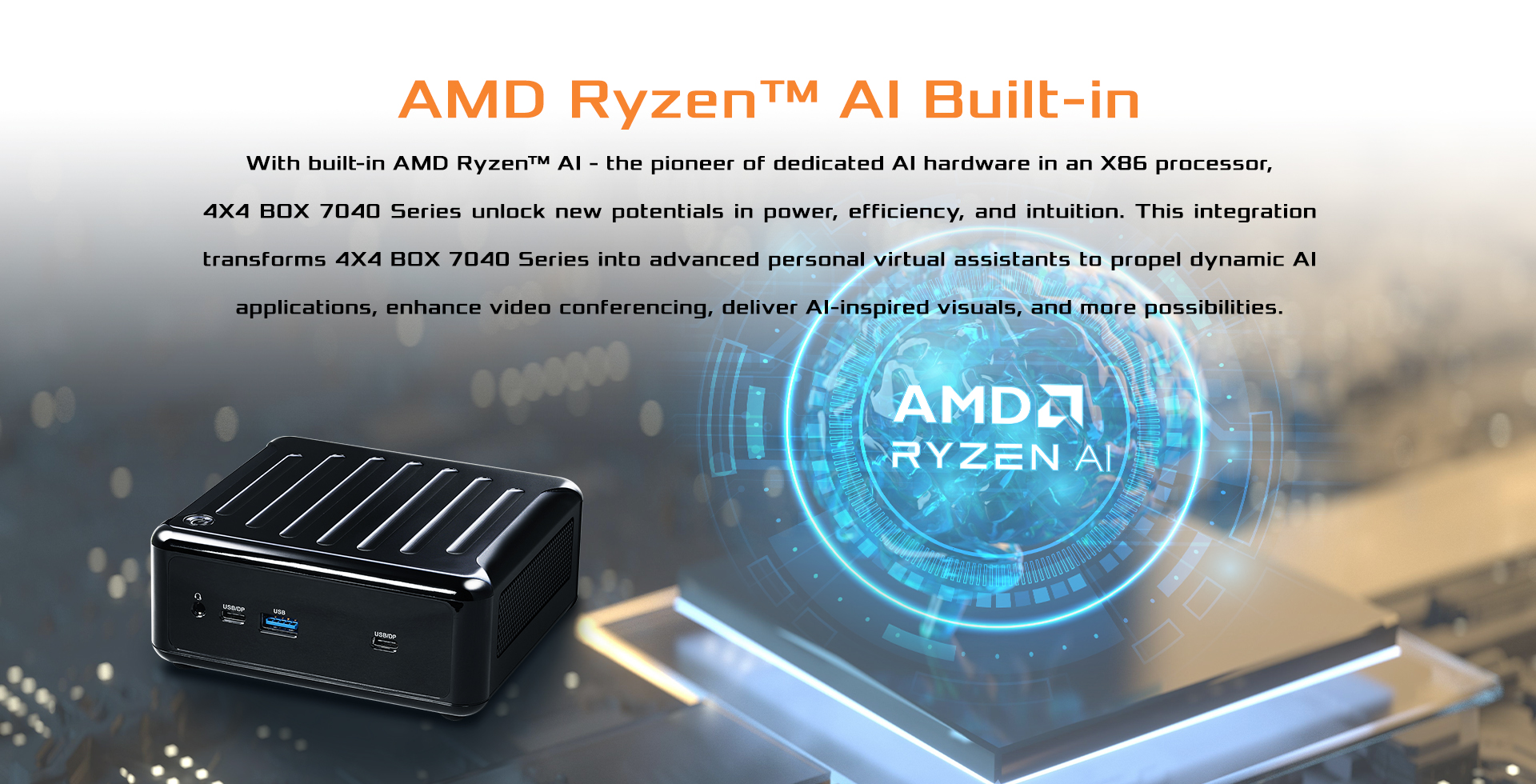 ASRock Industrial - 4X4 BOX-7840U